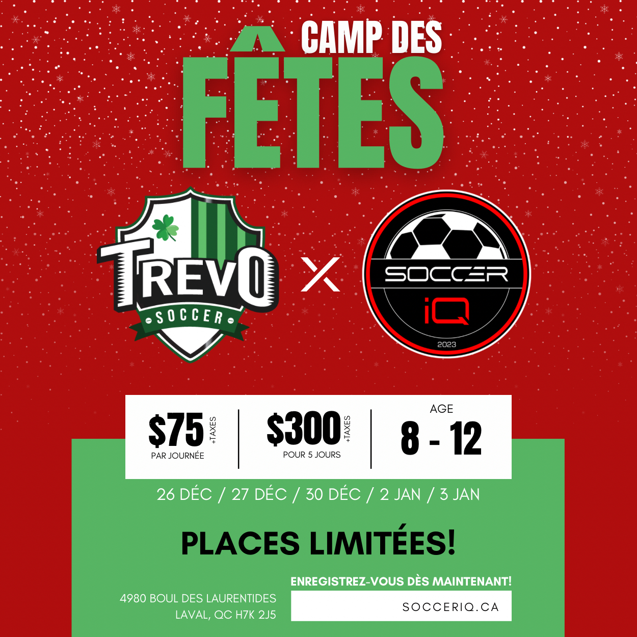 Camp de Performance : Soccer iQ x Trevo Soccer